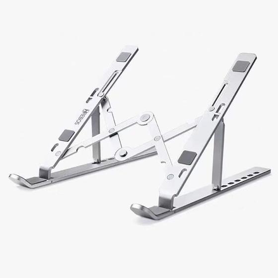 Suporte de Mesa para Notebook Universal em Alumínio - Hrebos - Mesa ...