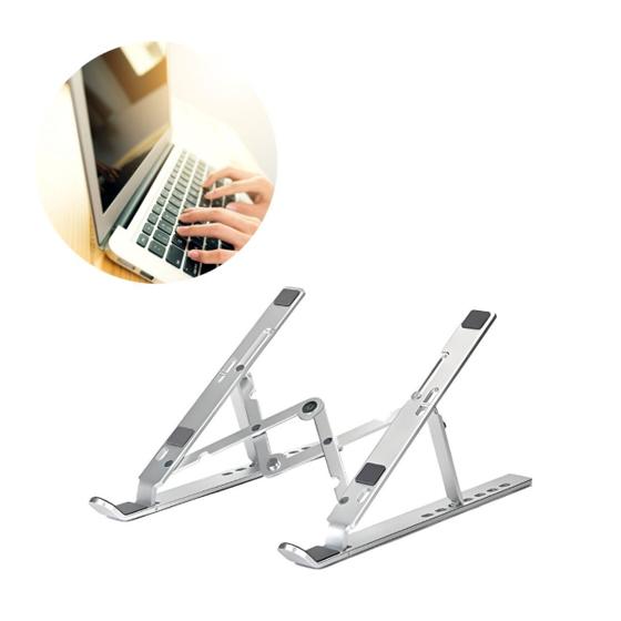 Suporte De Notebook Articulado Alumínio Dobrável Ergonômico - B-Max ...