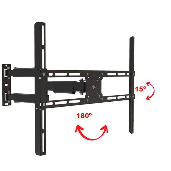 Suporte de parede para tv ou monitor led lcd 10'' a 70'' articulado 4 ...