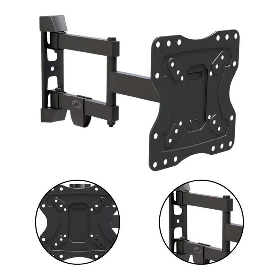 Suporte de TV Articulado para Parede ELG - FULL20 - Suporte para TV ...