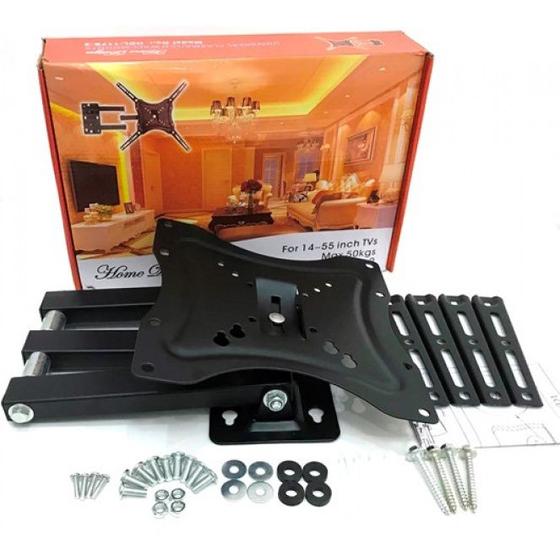 Suporte de TV Montagem na Parede Inclinação Altura Ajustável 14 a 55 ...