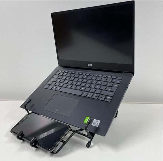 Suporte Ergonômico para Notebook em Aço Base com Apoio e suporte de ...