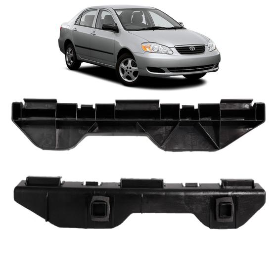 Suporte Guia Parachoque Corolla 2003 Até 2008 Traseiro - Nat Industria ...