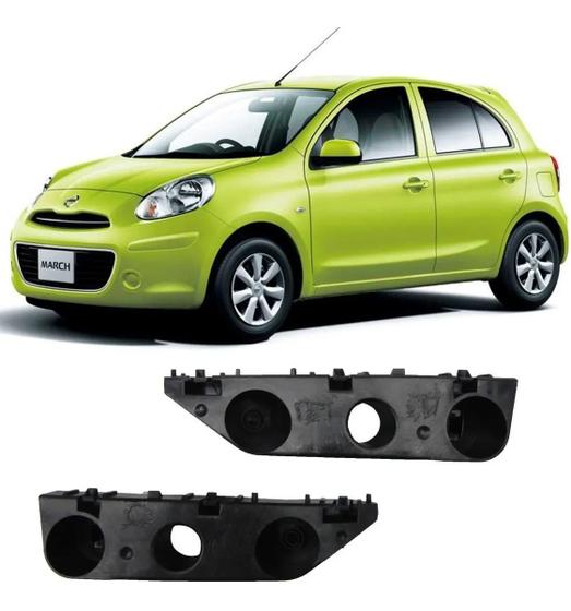 Suporte Guia Parachoque Dianteiro March 2010 2011 2012 2013 2014 ...