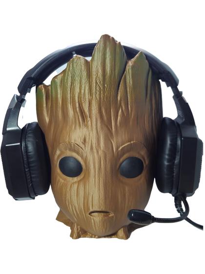 Suporte Headset 3d Fone De Ouvido Groot Mesa Gamer Decoracao - LKLK ...