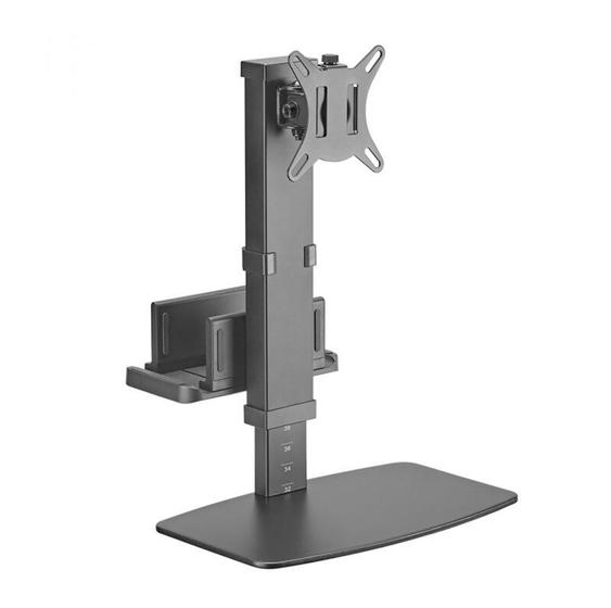 Suporte Mesa ALL-IN ONE Com Vesa e Ajuste Altura Para Monitor e MINI PC ...