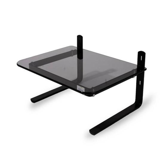 Suporte Monitor Office Base Apoio P/ Mesa Ergonomico Regulavel 3 Niveis ...