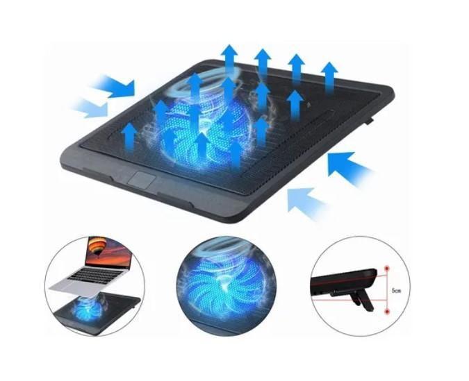 Suporte Notebook Cooler Base Com Ventilação Apoio Mesa Usb - Fuleda ...