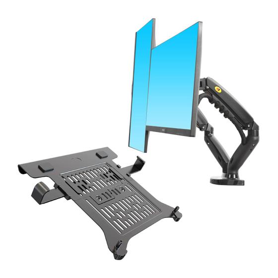 Suporte Notebook Kit Bandeja Nbh-1 + Suporte Pistão F160 Nb - NORTH ...