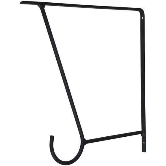 Suporte Organizador Para Prateleira Em Arame Esmaltado com Gancho 18cm ...