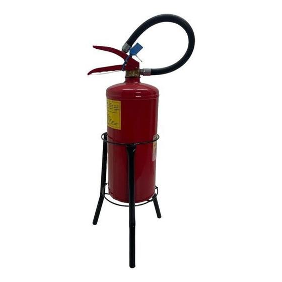 Suporte Para Extintor De Chão Solo Reforçado 4 e 6 Kg Tripé Preto ...
