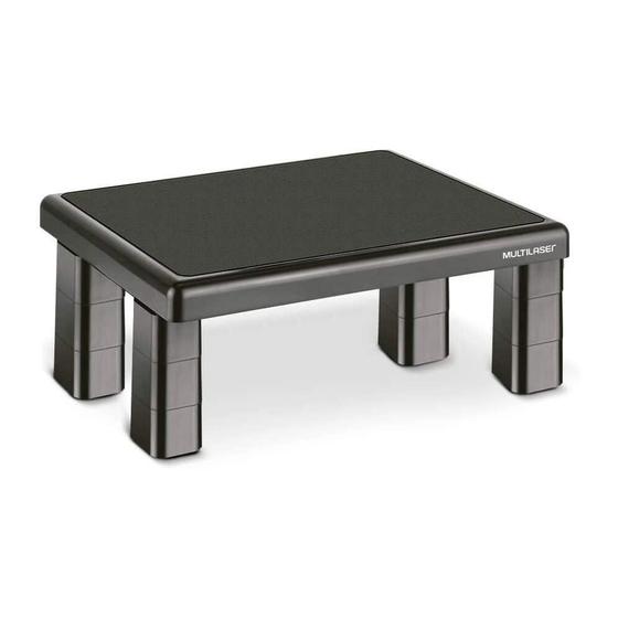 Suporte para Monitor e Notebook com 4 Níveis de Altura AC125 Multilaser ...