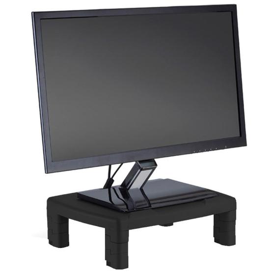 Suporte para Monitor e Notebook Preto Waleu - Suporte para Notebook ...