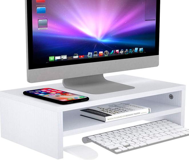 Suporte Para Monitor Mesa Elevado Home Office E Setup Game - TOP STOR ...