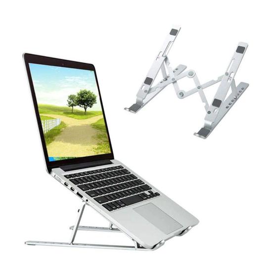 Suporte para Notebook Ajuste de Altura Alumínio Portátil Dobrável ...