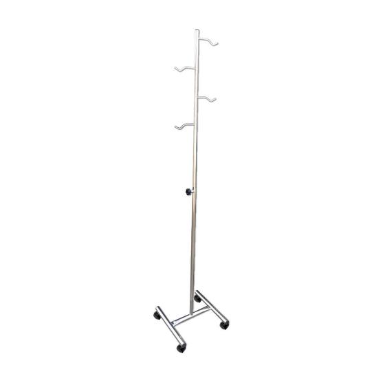 Suporte Para Soro C/ Rodas, Aço Inox Polido Com Regulagem - Inotec ... Suporte Para Soro C/ Rodas, Aço Inox Polido Com Regulagem - Inotec ...