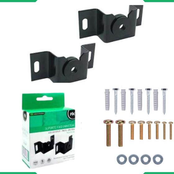 Suporte Para Tv Fixo Led Lcd 20 24 32 40 42 50 55 60 71 Polegadas - PIX ...