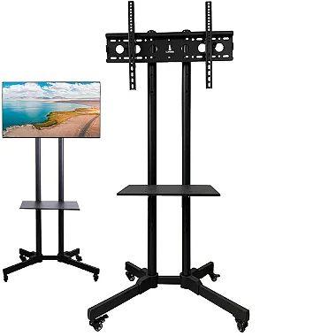 Suporte Pedestal de Chão Lorben para TV 32 A 65 pol com Rodízio e ...