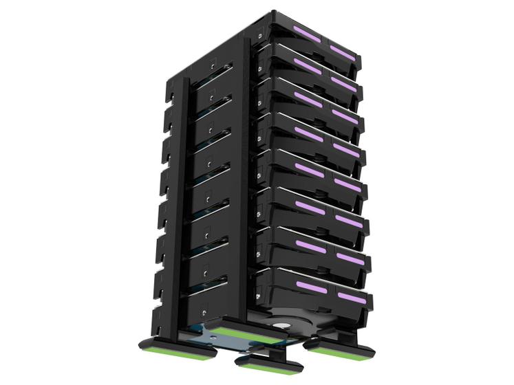 Suporte Rack Vertical Para Até 8 HD Externo 3.5 2.5 SSD Slim - ARTBOX3D ...