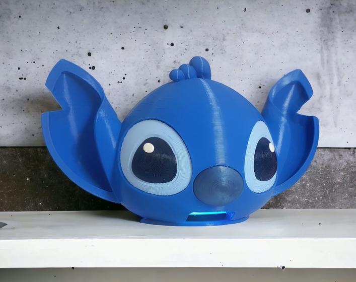 Suporte Tema Stitch (filme Lilo E Stitch) compatível com Alexa Echo Dot ...