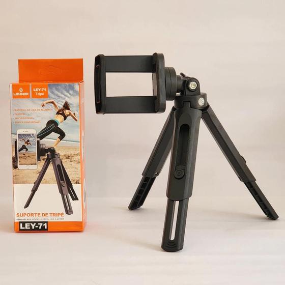Suporte Tripé de Mesa 360º com 5 níveis de Ajuste de Altura - Lehmox ...