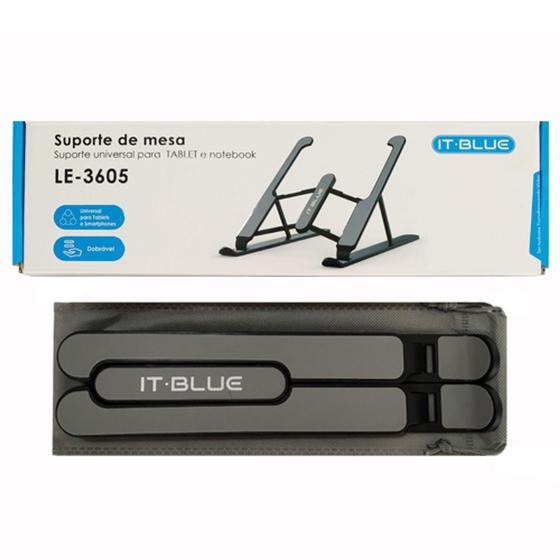 Suporte Universal para Notebook e Tablet Dobrável IT-BLUE LE-3605 ...