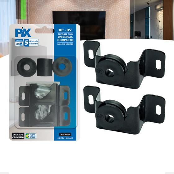 Suporte Universal Para TV E Monitor Parede Painel Fixo 10 24 32 40 43 ...