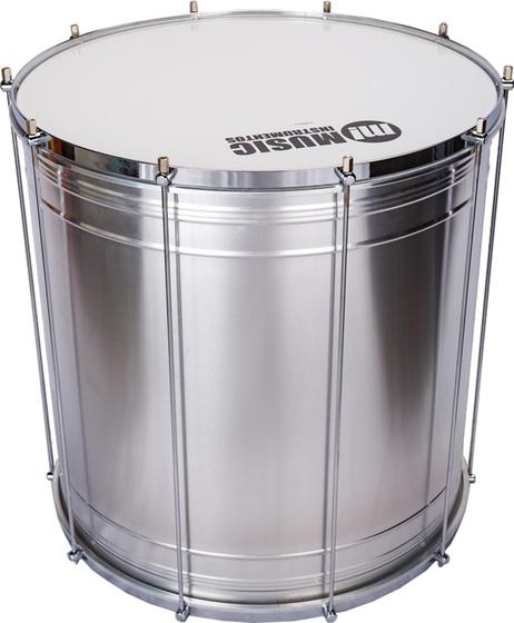 Surdo 60x22 polegadas aluminio polido music samba p leitosa - Surdo ...