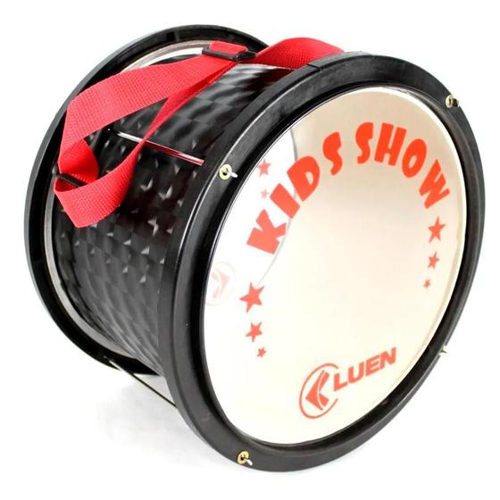 Surdo Infantil Luen Kids Show 20 X 10 Preto - Pandeiro de Brinquedo ...