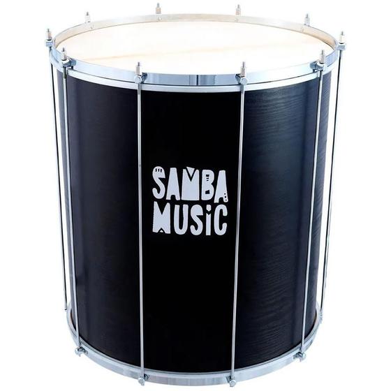 Surdo Phx Madeira Samba Music 60x20 PVC Preto 933MA BK - Phoenix ...
