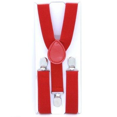 Suspensório Infantil Regulador Elástico Liso Social Unisex Pajem 80 Cm ...