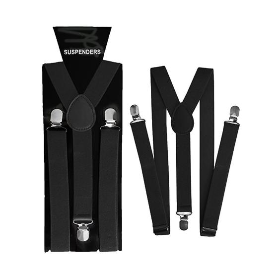 Suspensório Preto Infantil Ajustável - Extra Festas - Suspensório ...