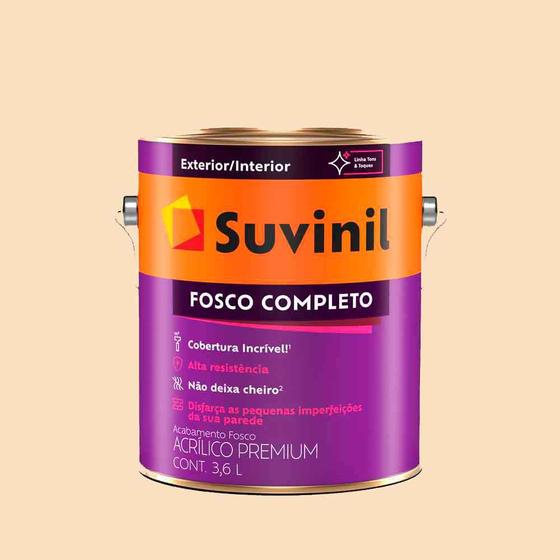 Suvinil Fosco Completo 3,6 litros - Escolha a Cor - Tinta para Parede ...