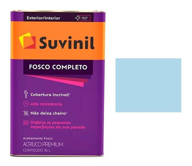 Suvinil Tinta Acrilica Azul Bebe Fosco Completo Parede 18 Lt - Tinta ...