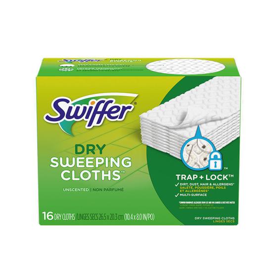 Swiffer Toalhas Secas Para Limpeza De Pisos - Refil 1 Un. - Refil Mop ...