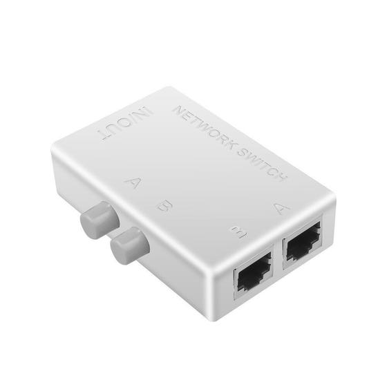 Switch de rede Wokex Hot 2 portas RJ45 LAN Ethernet Selector - Switch ...