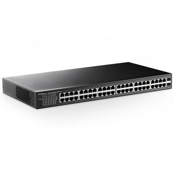 Switch Ethernet MokerLink 48 portas Gigabit com 2 portas SFP - Switch ...
