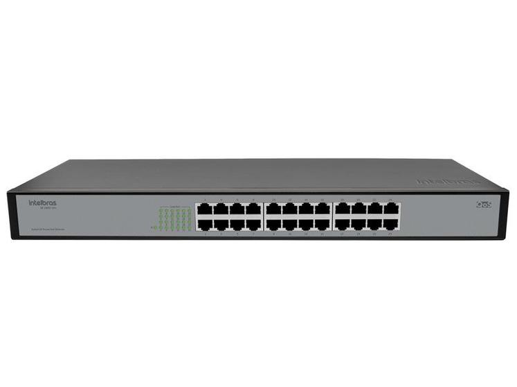 Switch FAST Intelbras INET 4760034 SF2400 QR+ 24P FAST QOS RACK 10/100 ...