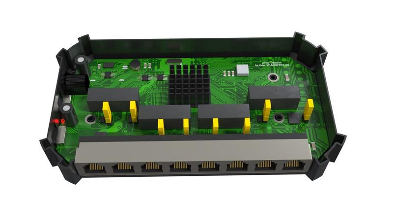 SWITCH GIGA PLUS PoE REVERSO - 2FLEX - Switch - Magazine Luiza