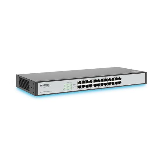 Switch Intelbras 24 Portas SG 2400 QR+ SKD Gigabit Ethernet - Switch ...
