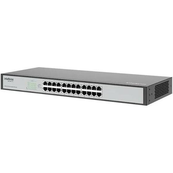 Switch nao gerenciavel 24p sg 2400 qr+ skd - intelbras - Switch ...