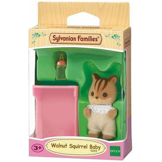 Sylvanian Families Bebe Esquilo NOZ EPOCH Magia 5065 - Boneca Sylvanian ...