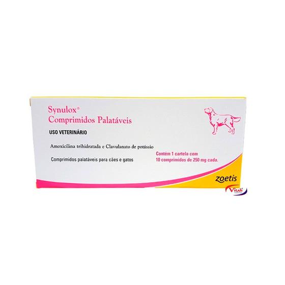 Synulox 250mg 10 comprimidos - ZOETIS - Medicamentos - Magazine Luiza