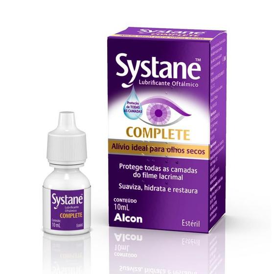 Systane Complete Frasco 10ml - Alcon - Colírio - Magazine Luiza