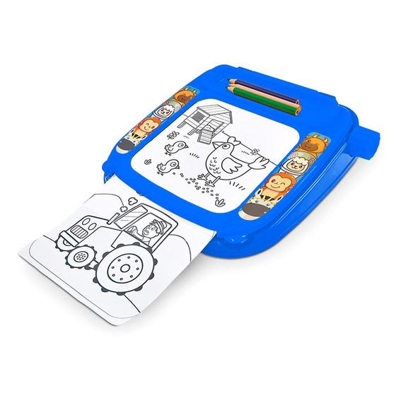 Tablet Desenhos Para Pintar Menino Menina Didático - Bs Toys - Tablet ...