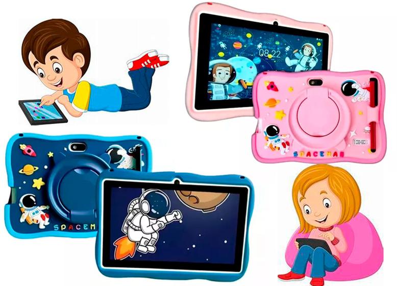 Tablet Infantil Android 13 4ram 64gb Wi-Fi 4G/5G Lançamento - Easytech ...