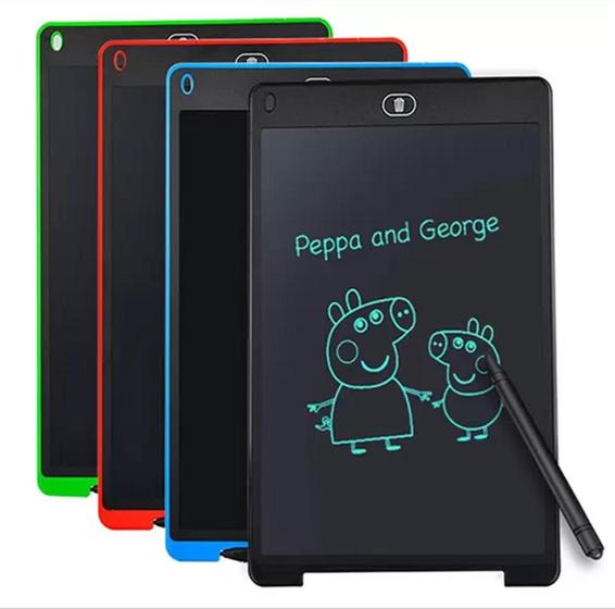 Tablet Infantil Lousa Digital Infantil Colorida P/ Desenhar - Jan ...