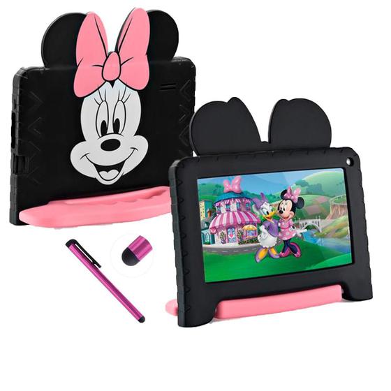Tablet Infantil Minnie 32Gb M7 Wifi Case Emborrachado Caneta ...