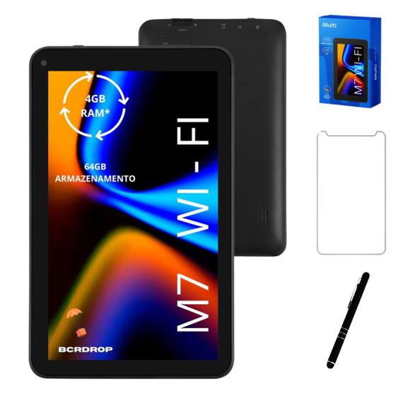Tablet M7 Wi-fi 64GB 4GB Ram 7" NB409 + Película e Caneta Touch ...