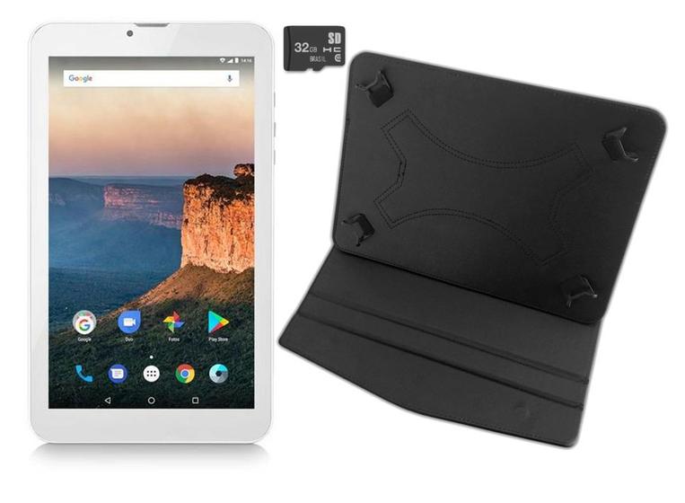 Tablet M9 3G Dual Chip Tela 9 IPS WIFI com Capa, Cartão 32GB ...